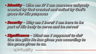 True Spiritulity - 4 Sober Self Assessment | PPTX