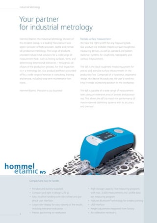 RUGOSIMETRO PORTATIL W5 en 10054997 | PDF