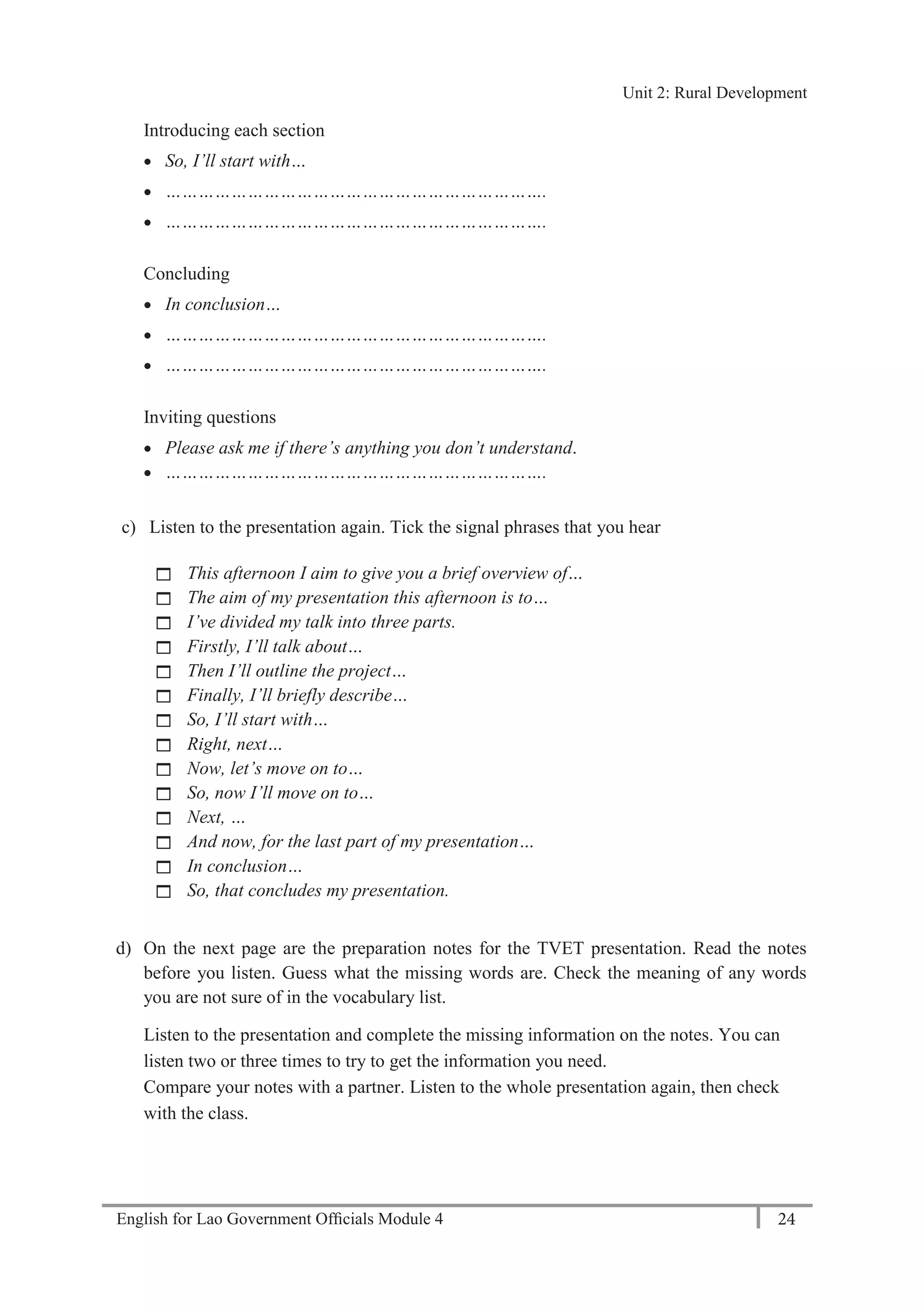 Student Book Module 4 | PPT