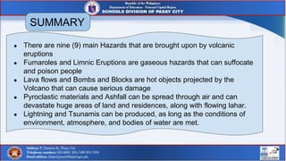 W5 P1 Volcanic Eruption Hazards NEW.pptx