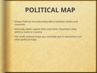 W5 types of maps for social studies grade level four | PPT