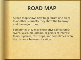 W5 types of maps for social studies grade level four | PPT