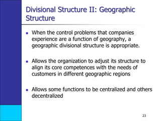 W6 7 organizational design-structure | PPT