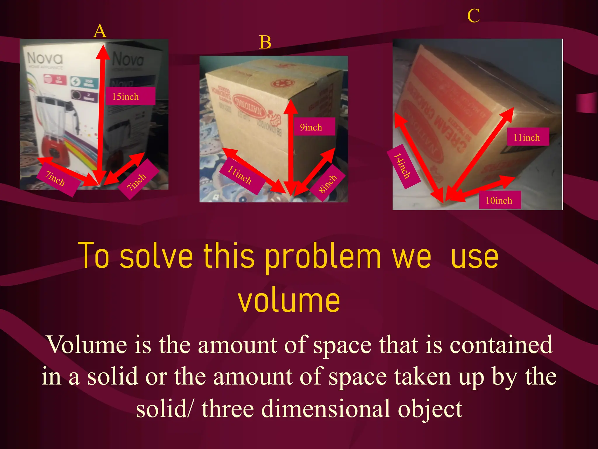 Volume of three dimensional shapes (sphere, cube etc) | PDF