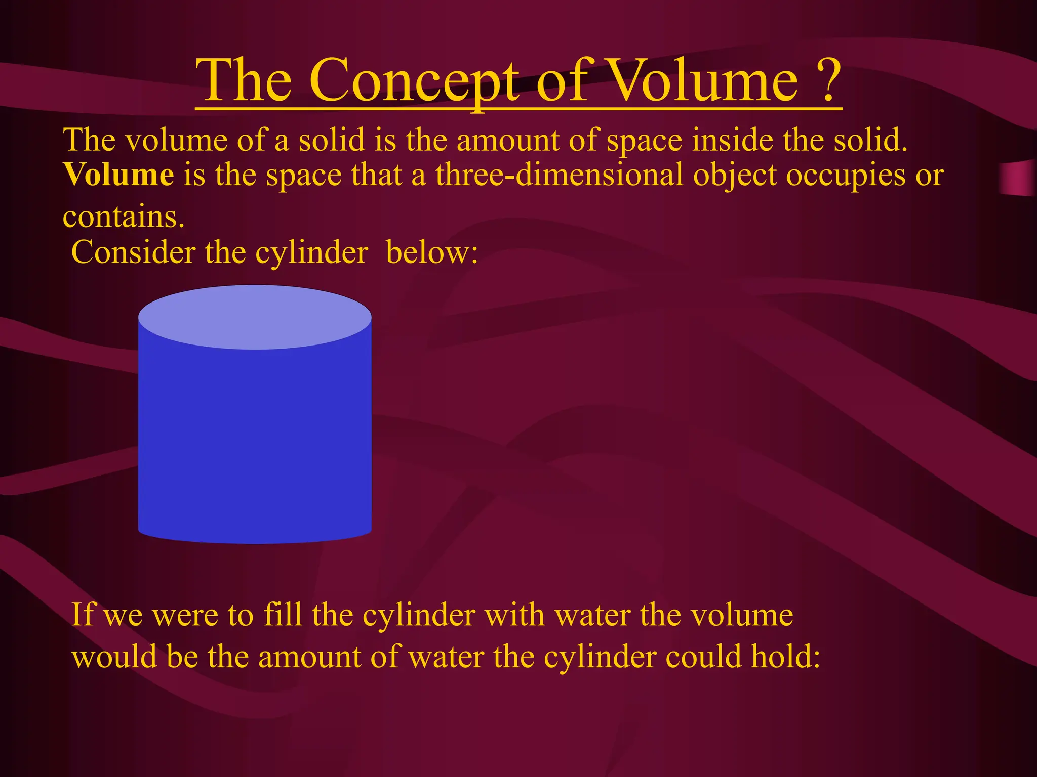 Volume of three dimensional shapes (sphere, cube etc) | PDF