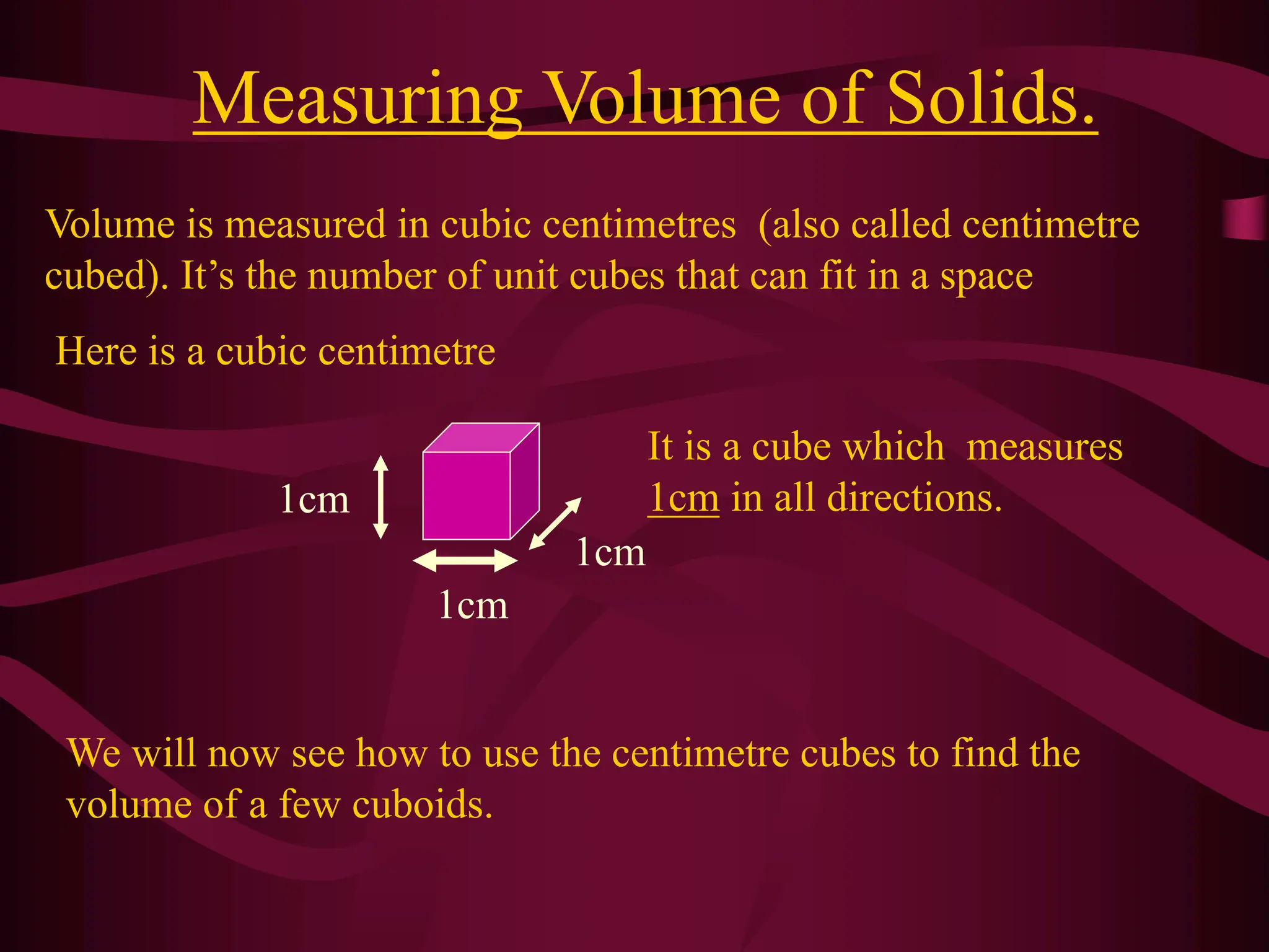 Volume of three dimensional shapes (sphere, cube etc) | PDF