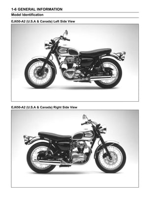 W650 Service Manual | PDF