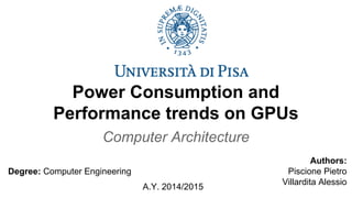 GPU power consumption and performance trends | PDF | Computer Software ...