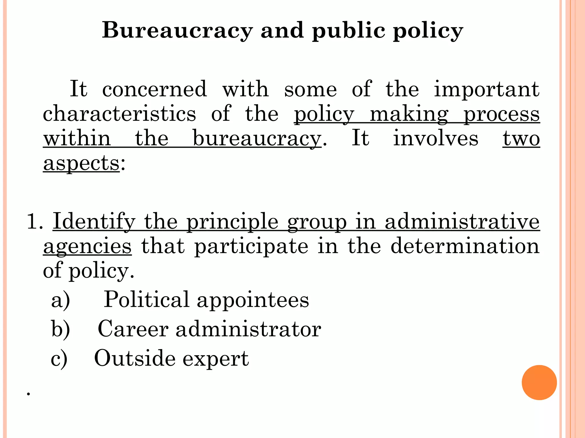 Understanding Bureaucracy in Public Administration | PPT