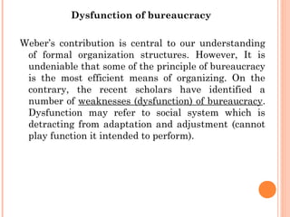 Understanding Bureaucracy in Public Administration | PPT