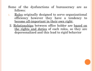 Understanding Bureaucracy in Public Administration | PPT