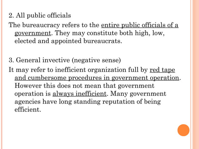 Understanding Bureaucracy in Public Administration | PPT | Political ...
