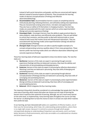 learning styles | PDF
