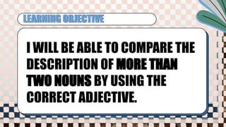more adjectives for grade 2 . 3 lessons of adjectives | PPTX
