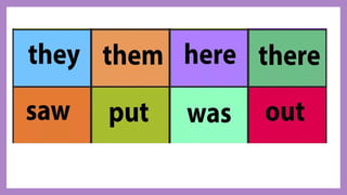 The EE sound , kindergarten learning phonics | PPTX