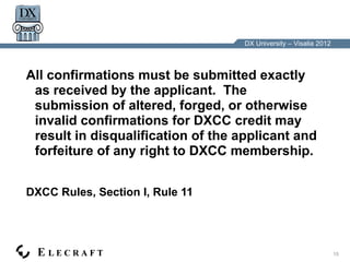 W6OAT - Ethics for Amateur Radio Operating Procedure | PPT