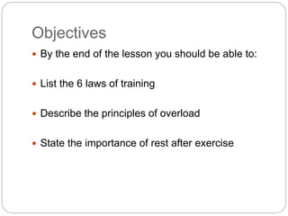 Overload and rest | PPT