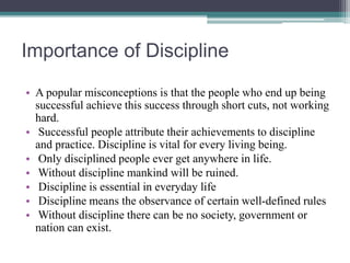 Mittali discipline | PPT