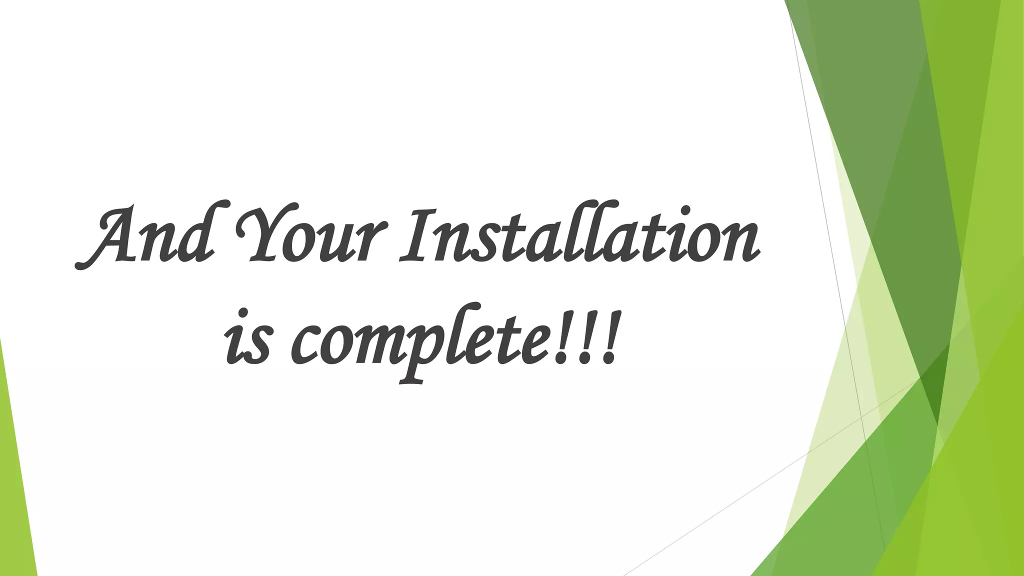 Windows 7 Installation | PPTX