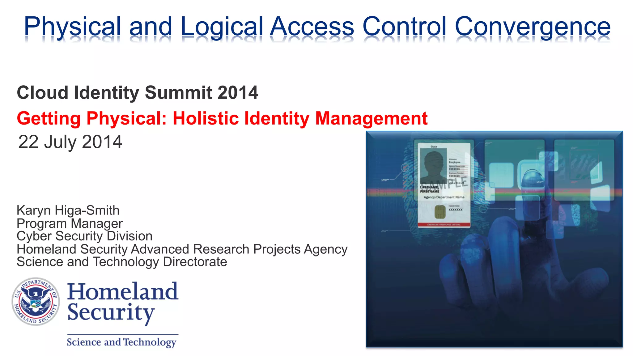 CIS14: Physical and Logical Access Control Convergence | PDF