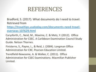 Documents required for travel | PPTX