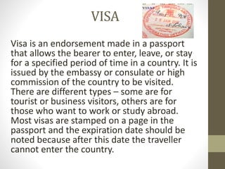 Documents required for travel | PPTX