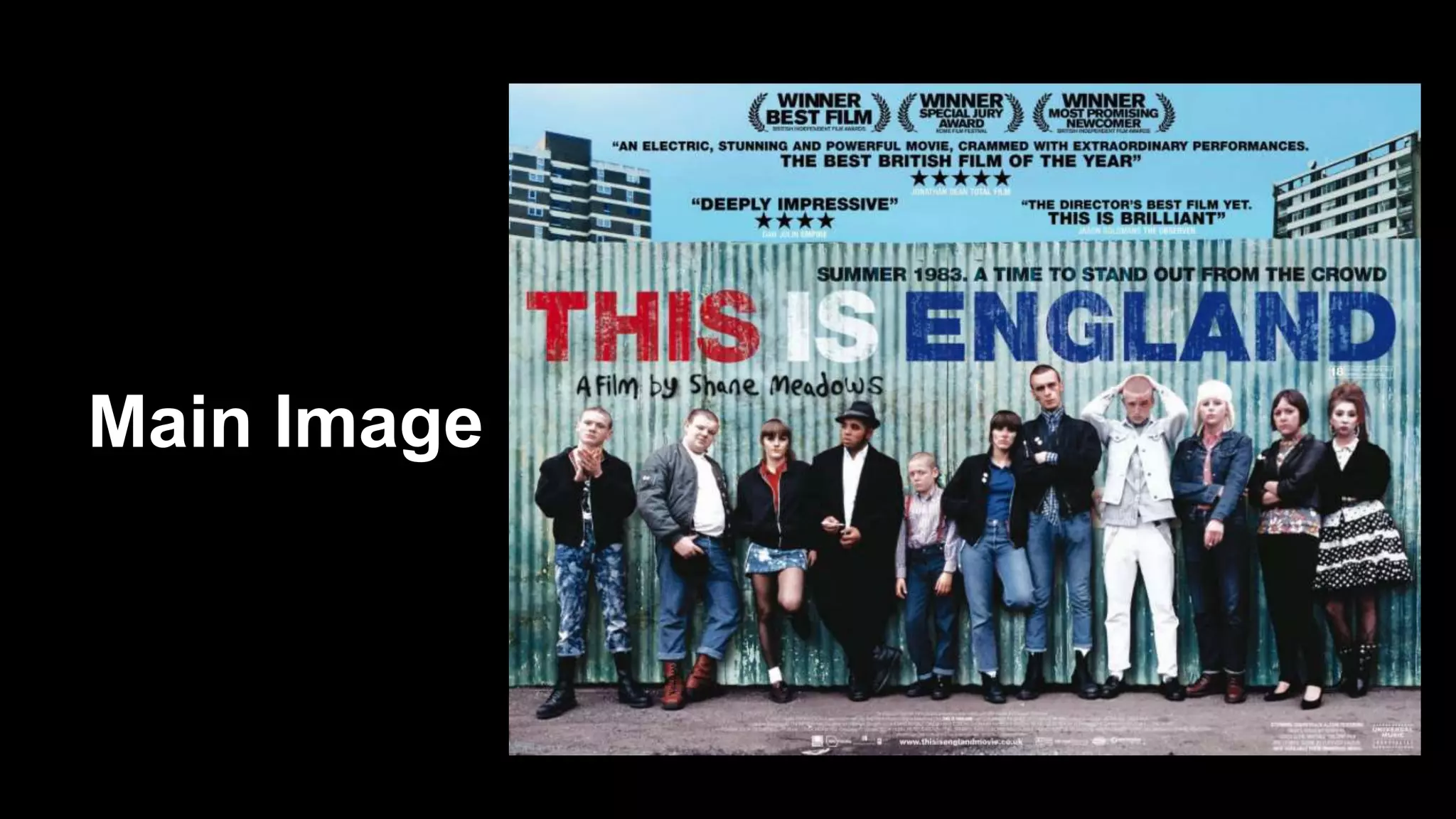 This Is England - Film Poster Analysis | PPTX