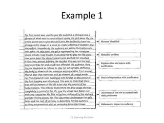 GCSE Drama C1 Devising - portfolio guidelines | PPTX