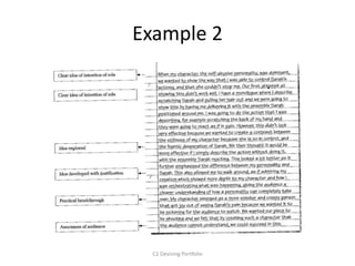 GCSE Drama C1 Devising - portfolio guidelines | PPTX