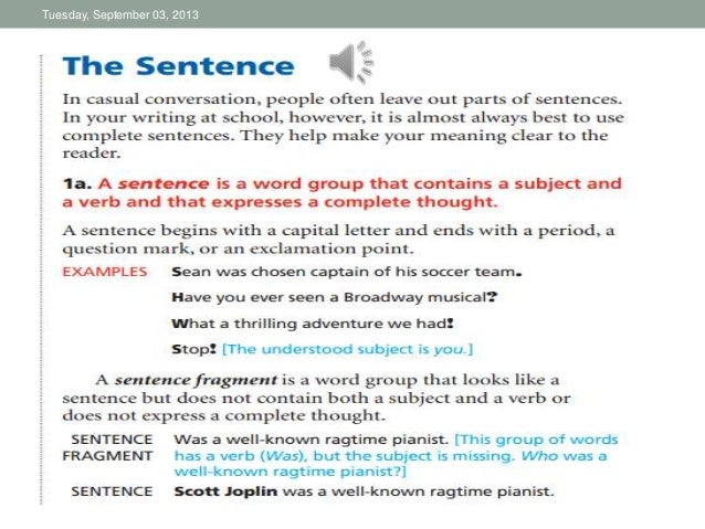 The Sentence - Part 1
