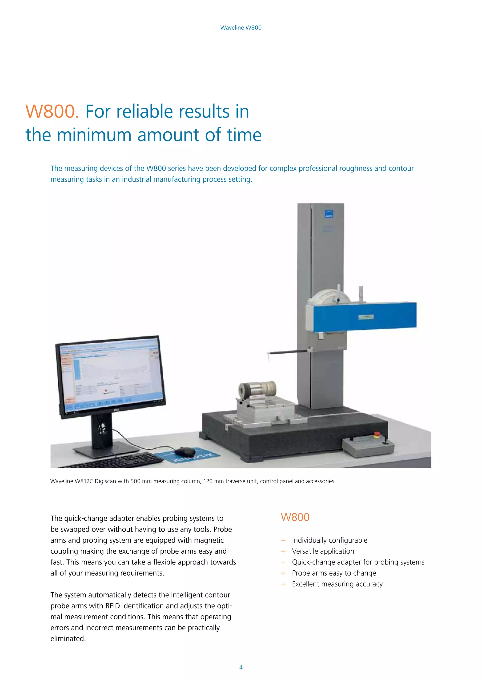 W800 brochure-ROUGHNESS AND CONTOUR NEW PRODUCT 2019 | PDF