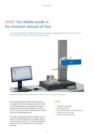 W800 brochure-ROUGHNESS AND CONTOUR NEW PRODUCT 2019 | PDF