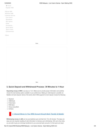 W88 คาสิโนออนไลน์ที่ดีที่สุดในเอเชีย | PDF