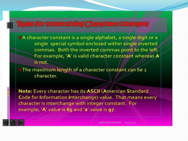 C language presentation | PPTX