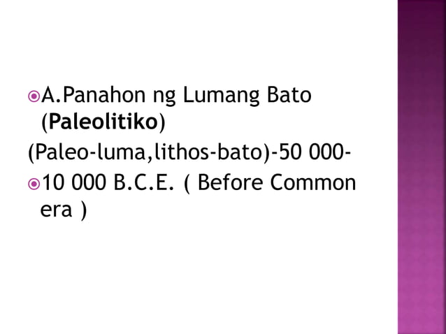 W8 D4 Panahon ng Lumang Bato,, Bagong Bato at Metal.pptx