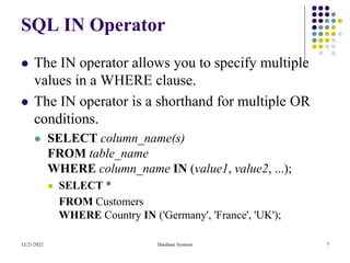 Wildcard In database | PDF