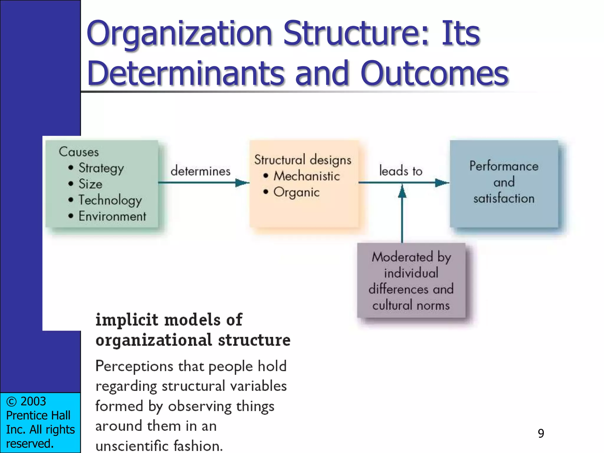 W8 organizational design design and strategy | PPTX
