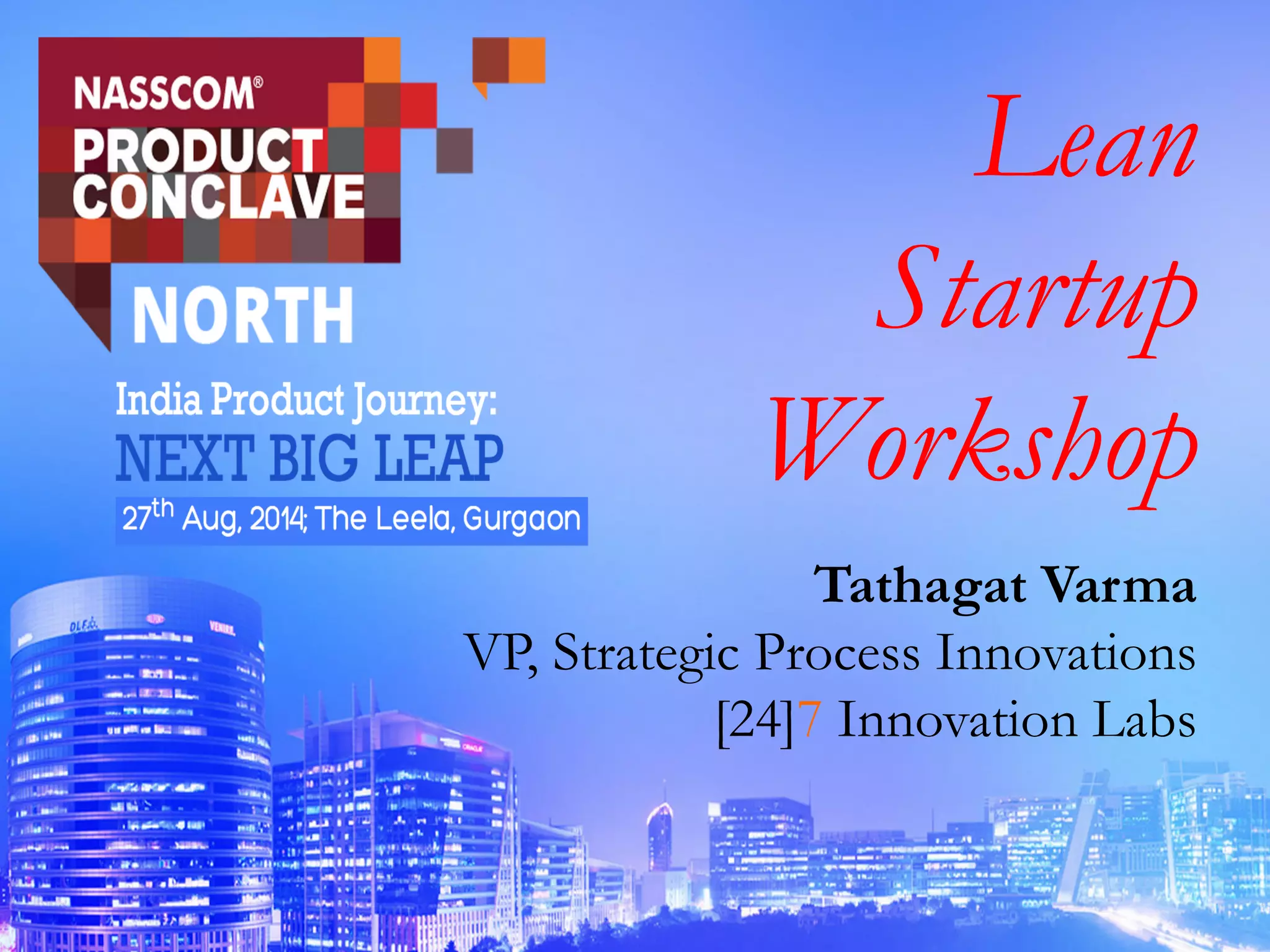 Lean Startup Workshop | PDF