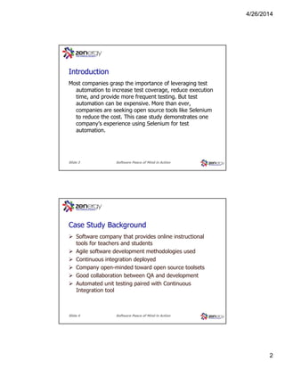Leveraging Open Source Automation: A Selenium WebDriver Example | PDF