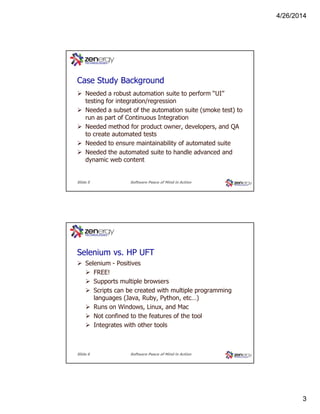 Leveraging Open Source Automation: A Selenium WebDriver Example | PDF