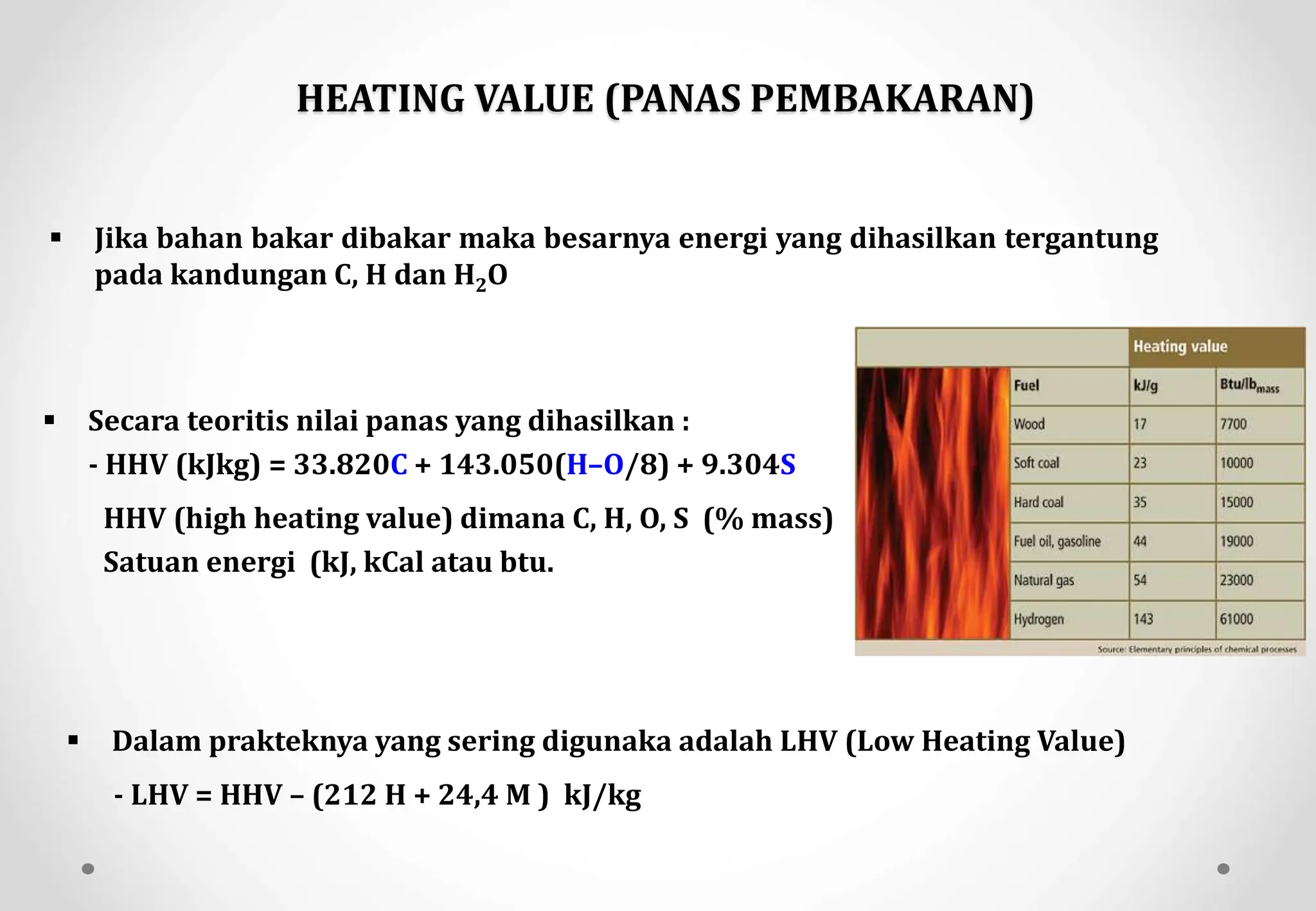 Teori Pembakaran bahan kimia organik .ppt