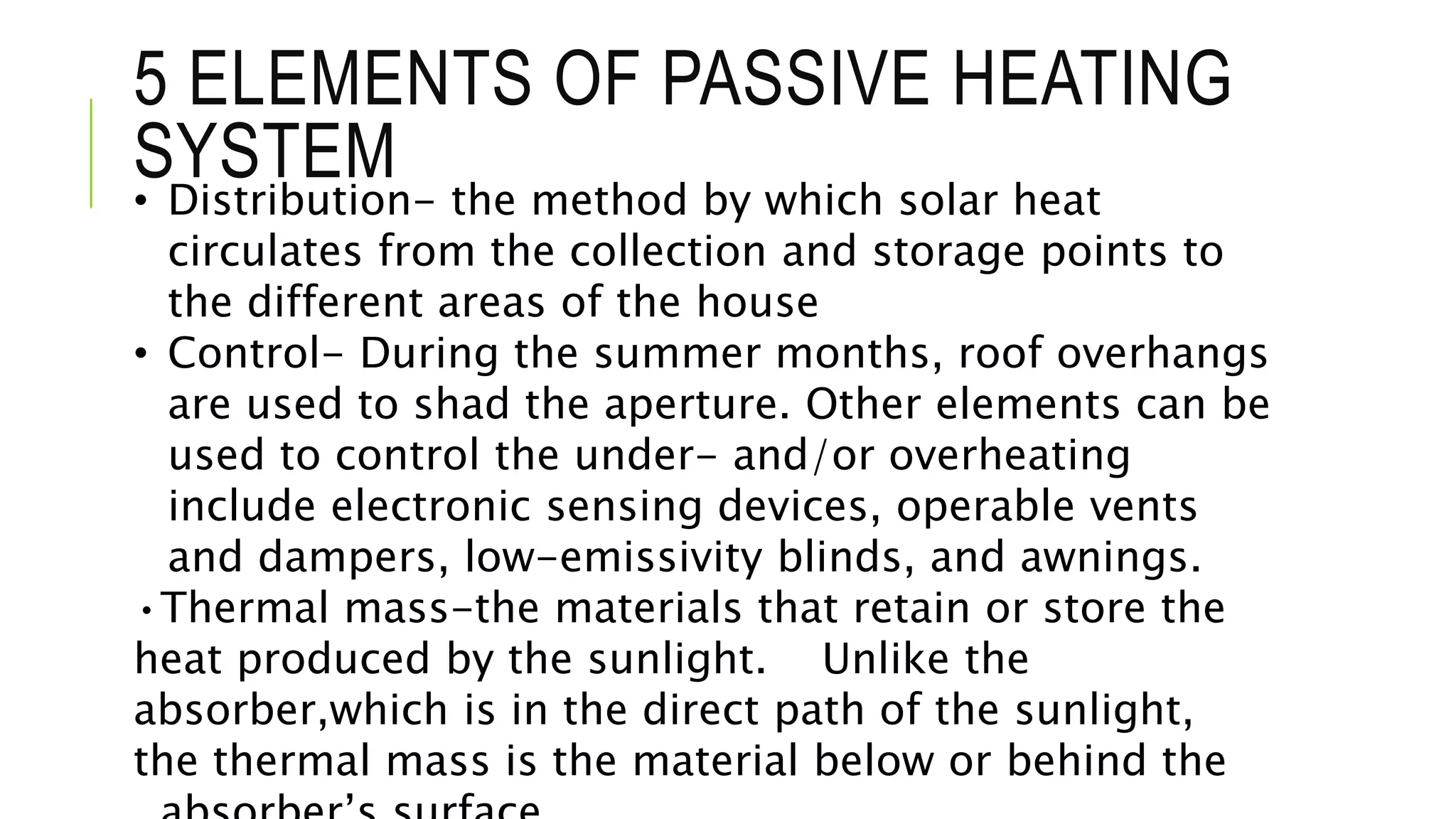 Passive Heating and Cooling System | PPTX