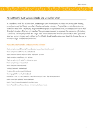 Guidance notes: FX-Spot and Forward Contract: Wa'd Based | PDF