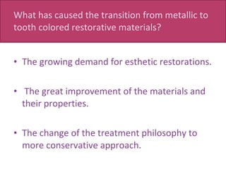 Comparison between Direct and Indirect Composite Resin Restorations | PPT
