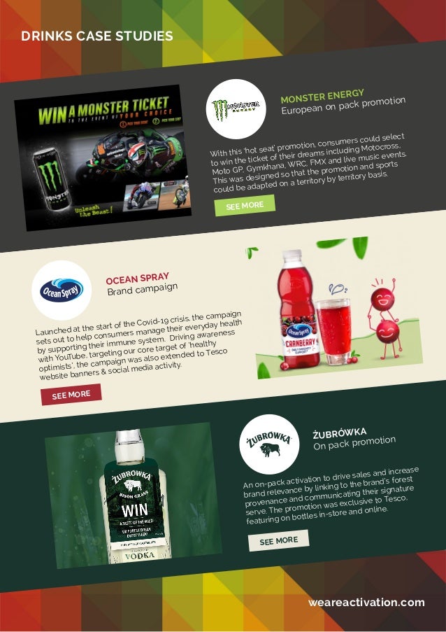 We Are Activation | Focus on DRINKS | PDF