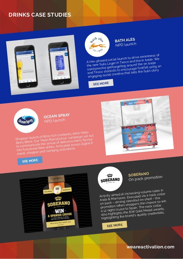 We Are Activation | Focus on DRINKS | PDF