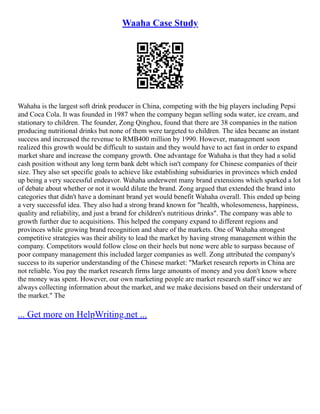 Waaha Case Study | PDF