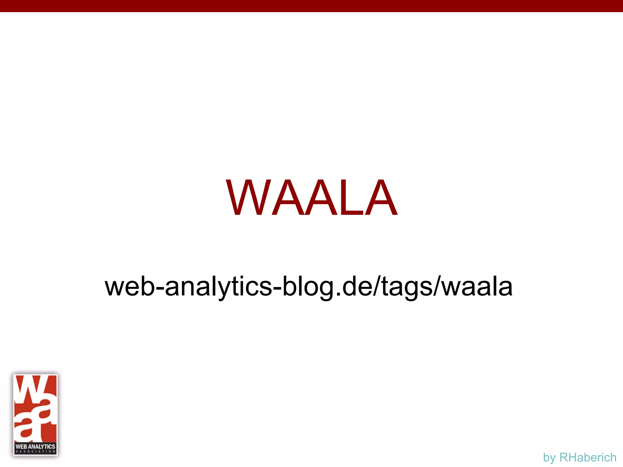 WAALA dmexco Köln 2010 | PPT