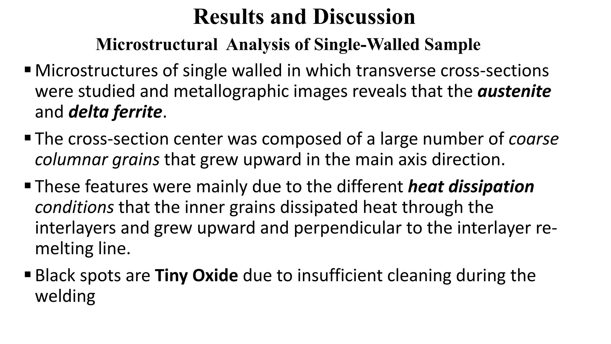 CMT based WAAM on SS 316L | PDF