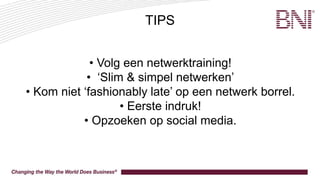 Waarom netwerken | PPT